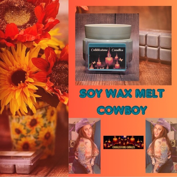 Cobblestone Candles | Accents | Cowboy Soy Wax Melt Home Scent By ...